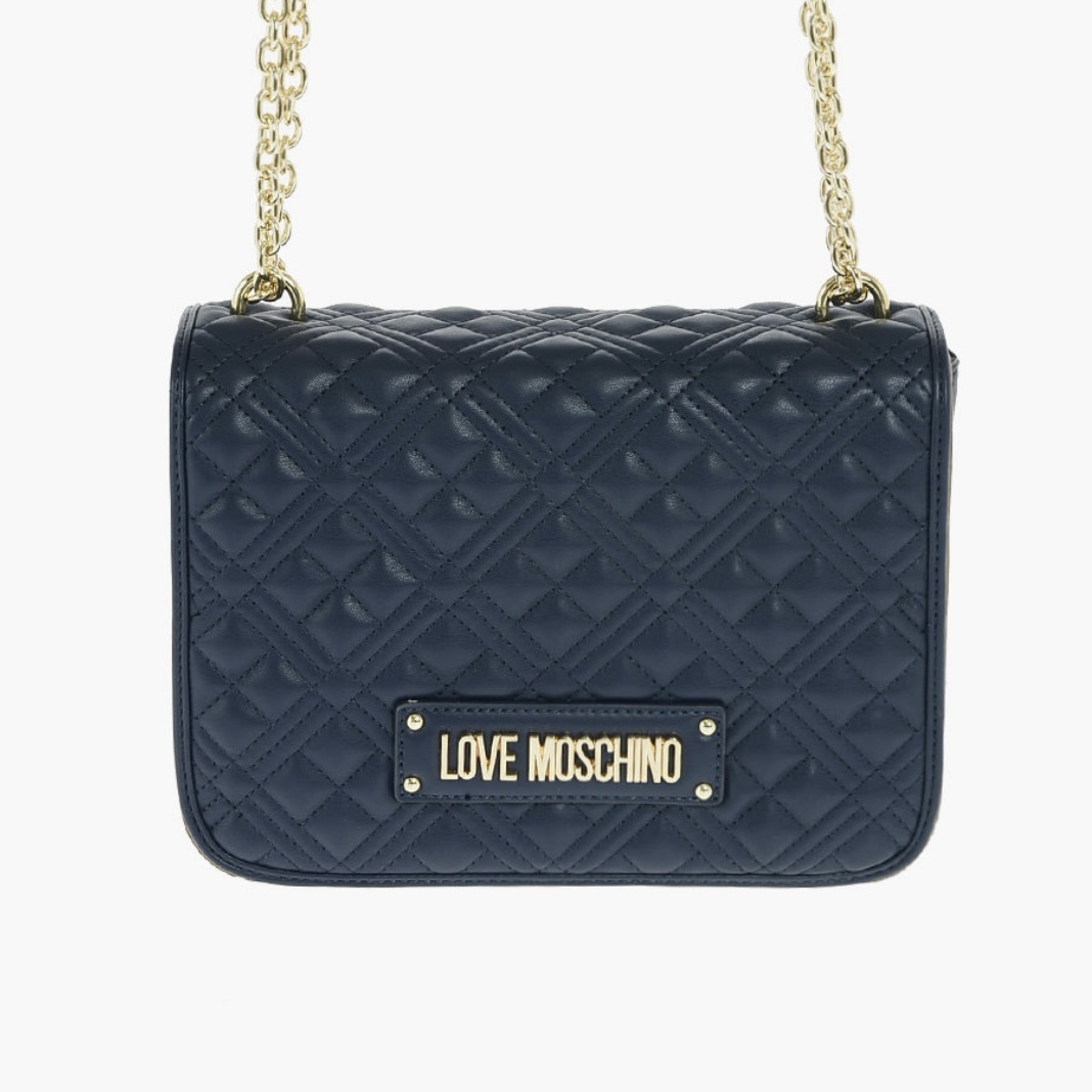 LOGO LETTERING BLUE CAPITONE BAG – fmsweetjewellery.com